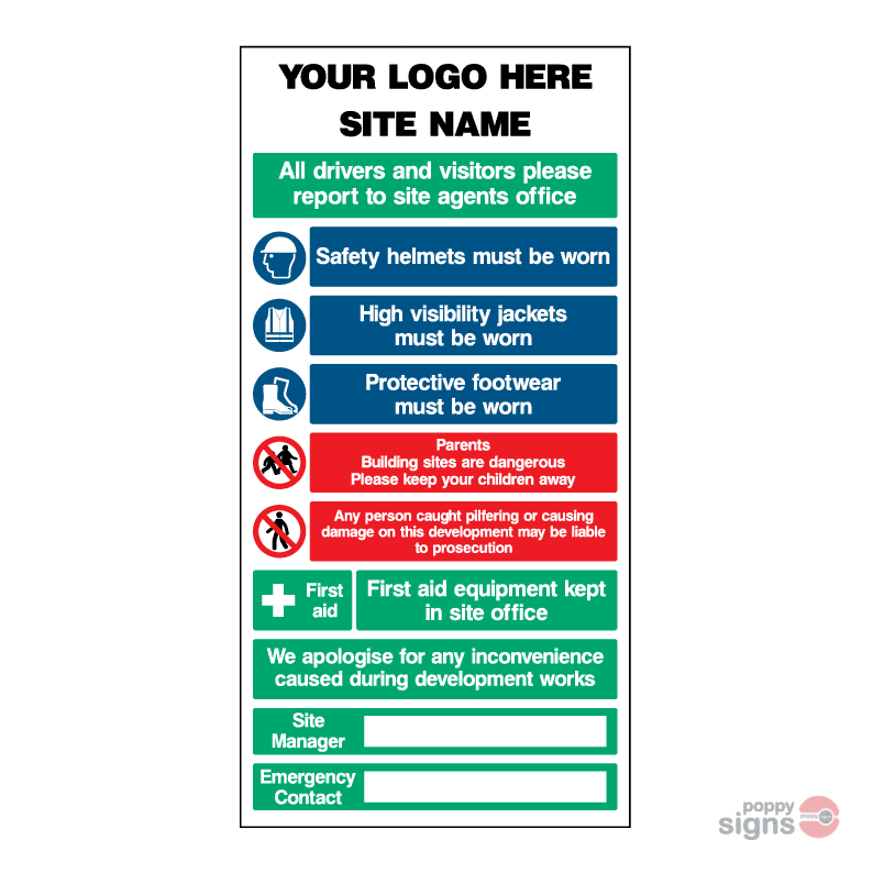 Site Safety Signs - Express Hoardings