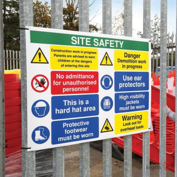 Site Safety Signs - Express Hoardings